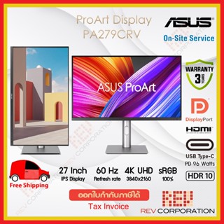 ASUS ProArt Display PA279CRV Professional Monitor 27-inch, IPS 4K UHD ...