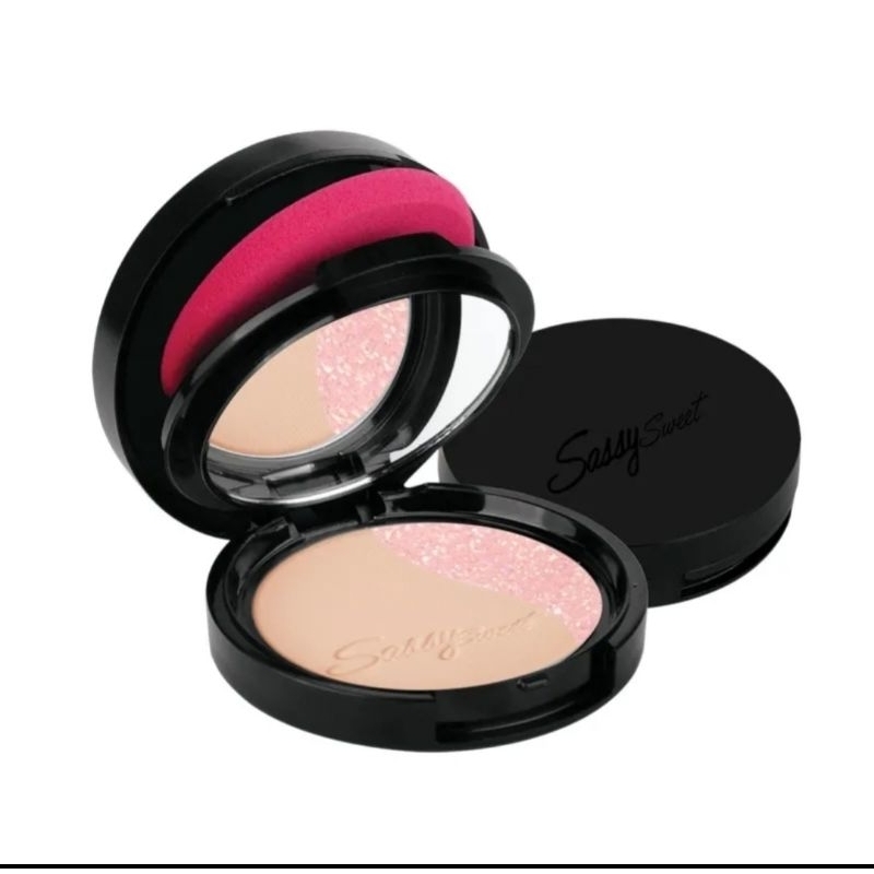 แป้งอัดแข็ง Ustar Sassy Sweet Luminous Light Compact & Highlighter ...