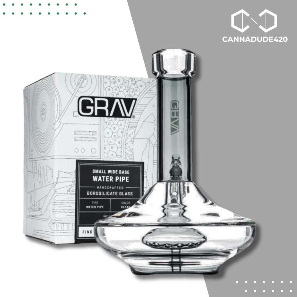 แจกันแก้ว บ้องแก้ว GRAV Labs Pipe With logo 8 inches GR96 | Shopee Thailand