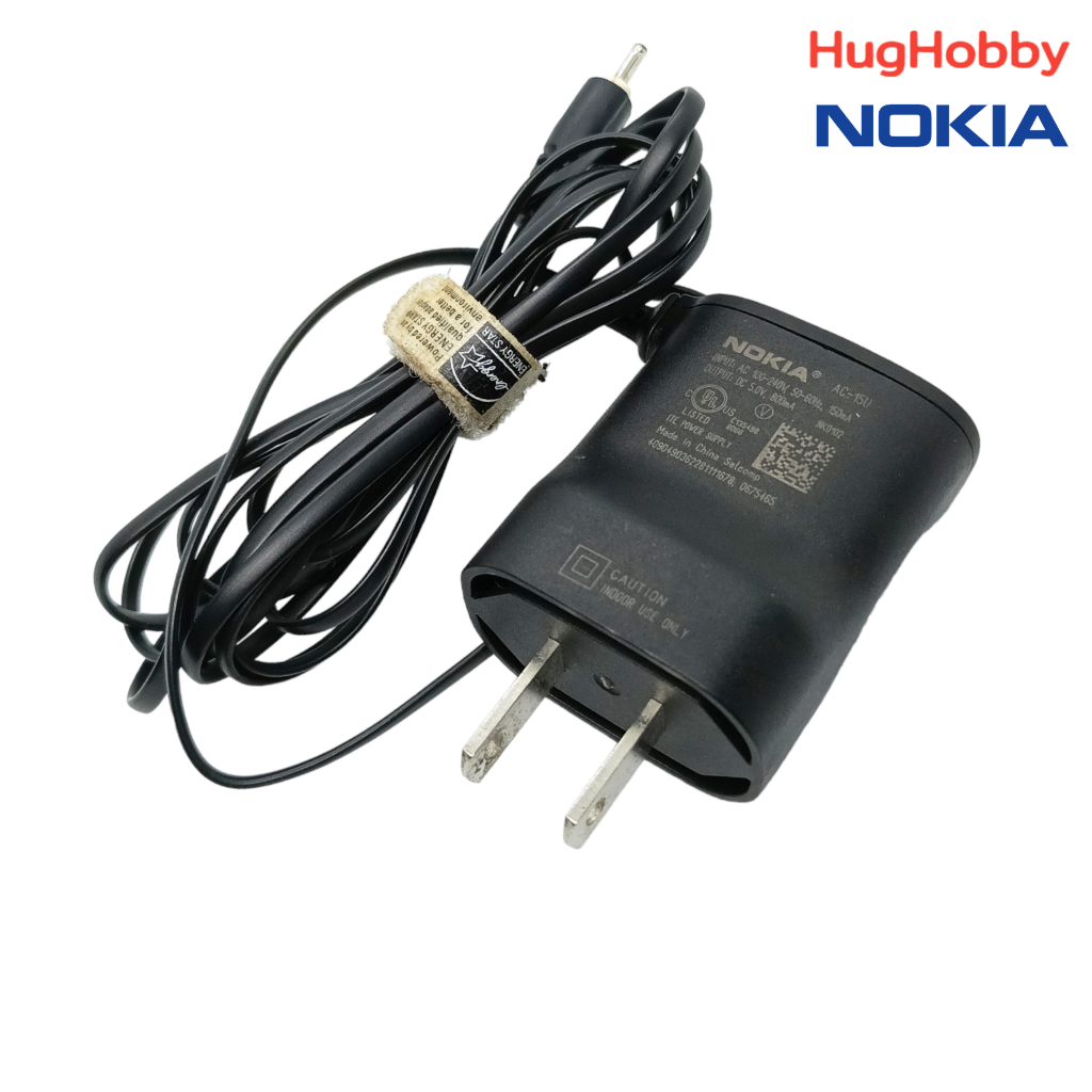 [มือ2] ที่ชาร์จโนเกียแท้ Nokia AC-15U หัวเล็ก 2.5mm อะแดปเตอร์ Adapter ...
