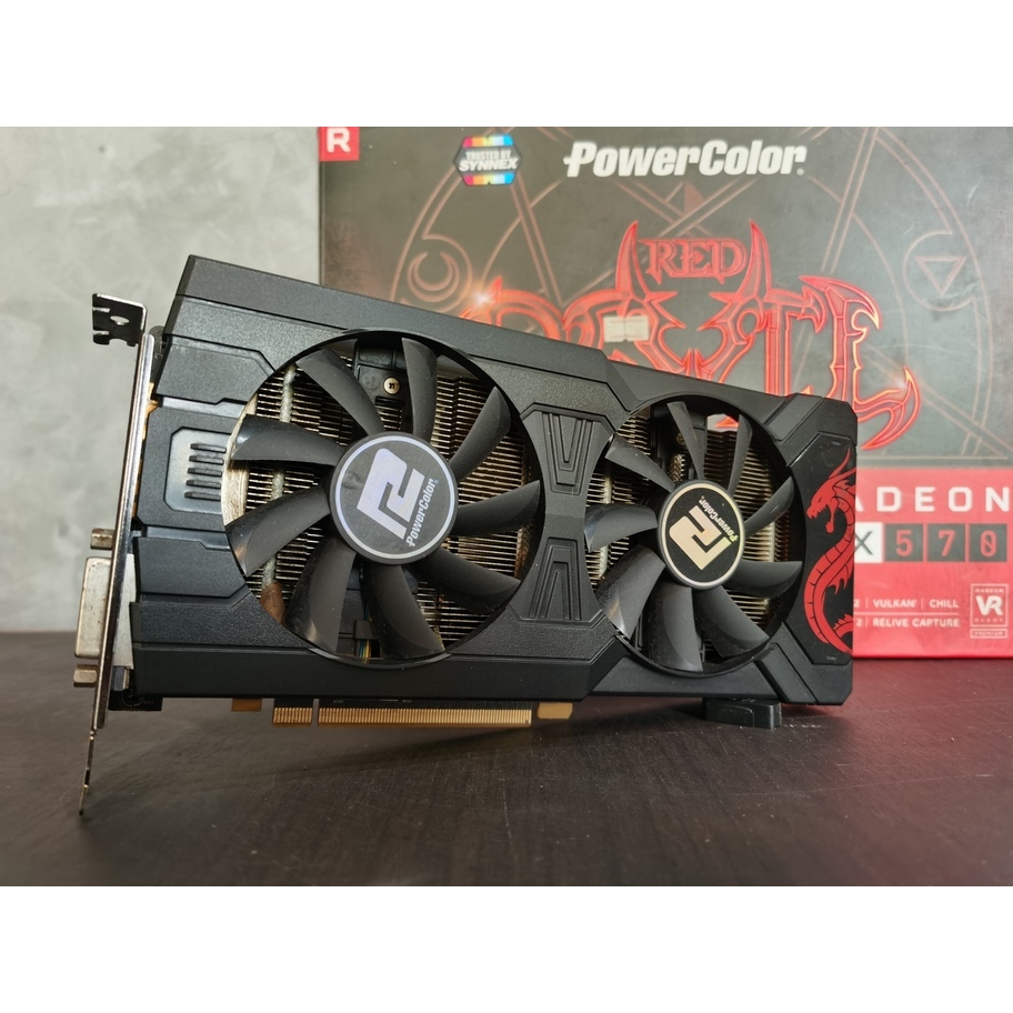 การ์ดจอ AMD RX580 4G-8G // RX570 4G-8G // RX480 4G-8G // RX470 4G-8G มือสอง ต่อไฟเพิ่ม 8พิน ...