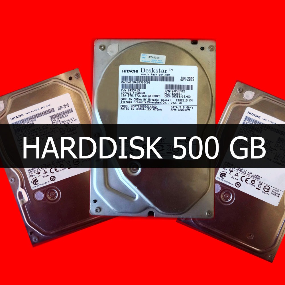 Harddisk 500 GB ฮาร์ดดิสก์ 500 GB คละรุ่น สินค้ามือ2 | Shopee Thailand