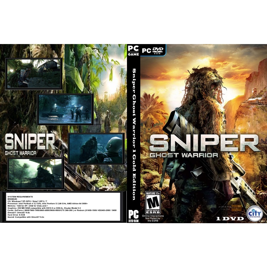 แผ่น Game PC Sniper Ghost Warrior 1 Gold Edition (1DVD) | Shopee Thailand