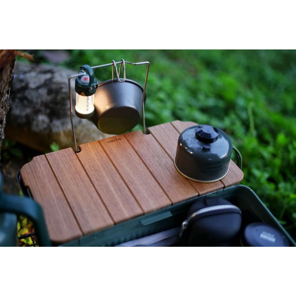 UNITO STAN TEAK FOLDING TRAY WOOD FOR STANLEY CLASSIC LUNCH BOX 10QT ...