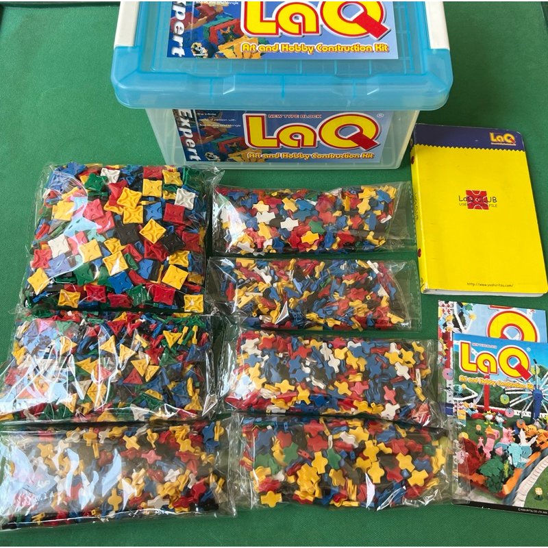 LaQ Expert Basic ตัวต่อลาคิว 2,400 ชิ้น มือสองแท้จากญี่ปุ่นครบเซท. | Shopee Thailand