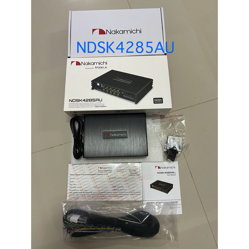 4900บาท NDSK4285AU DSP NAKAMICHI 2in 8out Bluetooth EQ31BAND AppControl & PC Amp 70x4Ch ติด ...