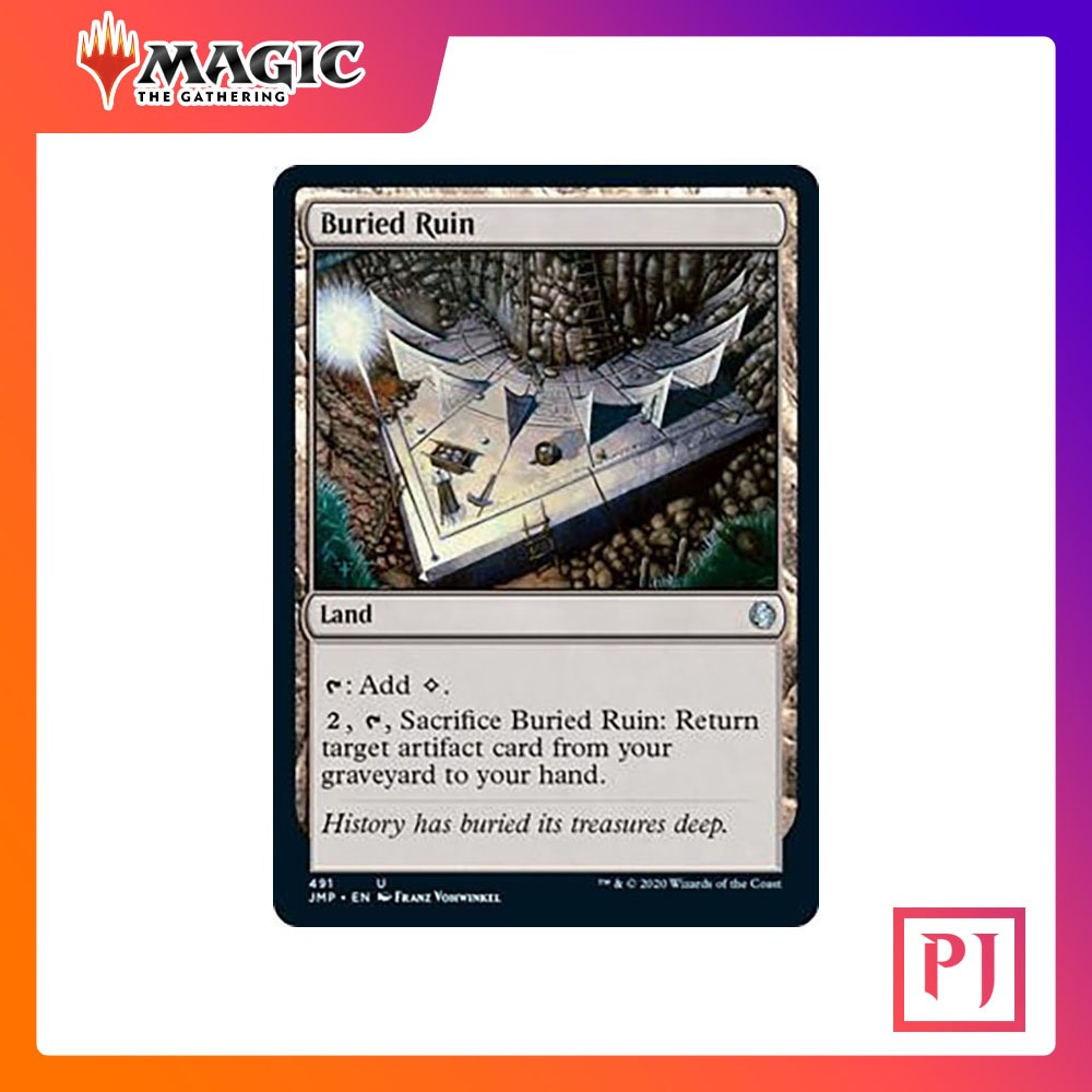 [MTG] Buried Ruin [JMP] [LAND] [UNCOM] [NORMAL] [ENG] (การ์ดเมจิค ...
