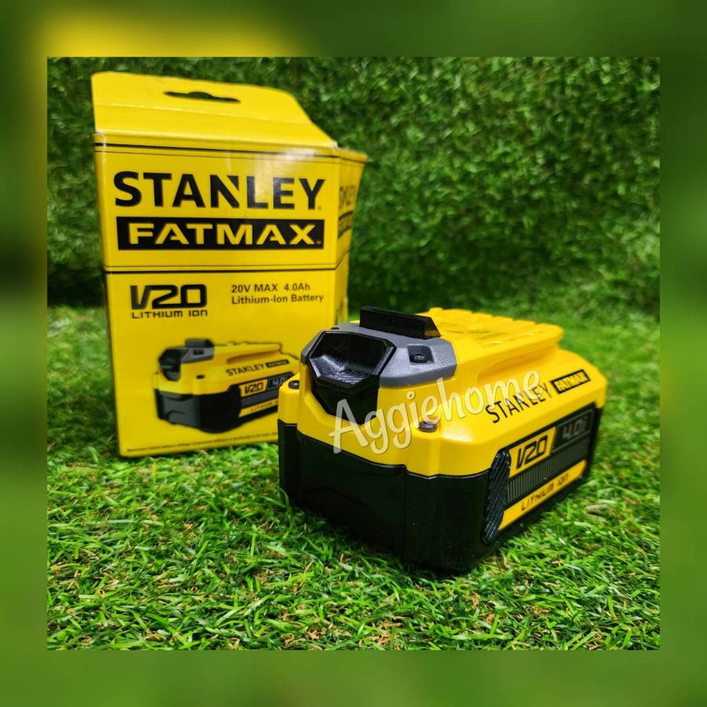STANLEY แบตเตอรี่ รุ่น SB204 (ขนาด 4.0Ah ) 20V สำหรับเครื่องมือไร้สาย ...