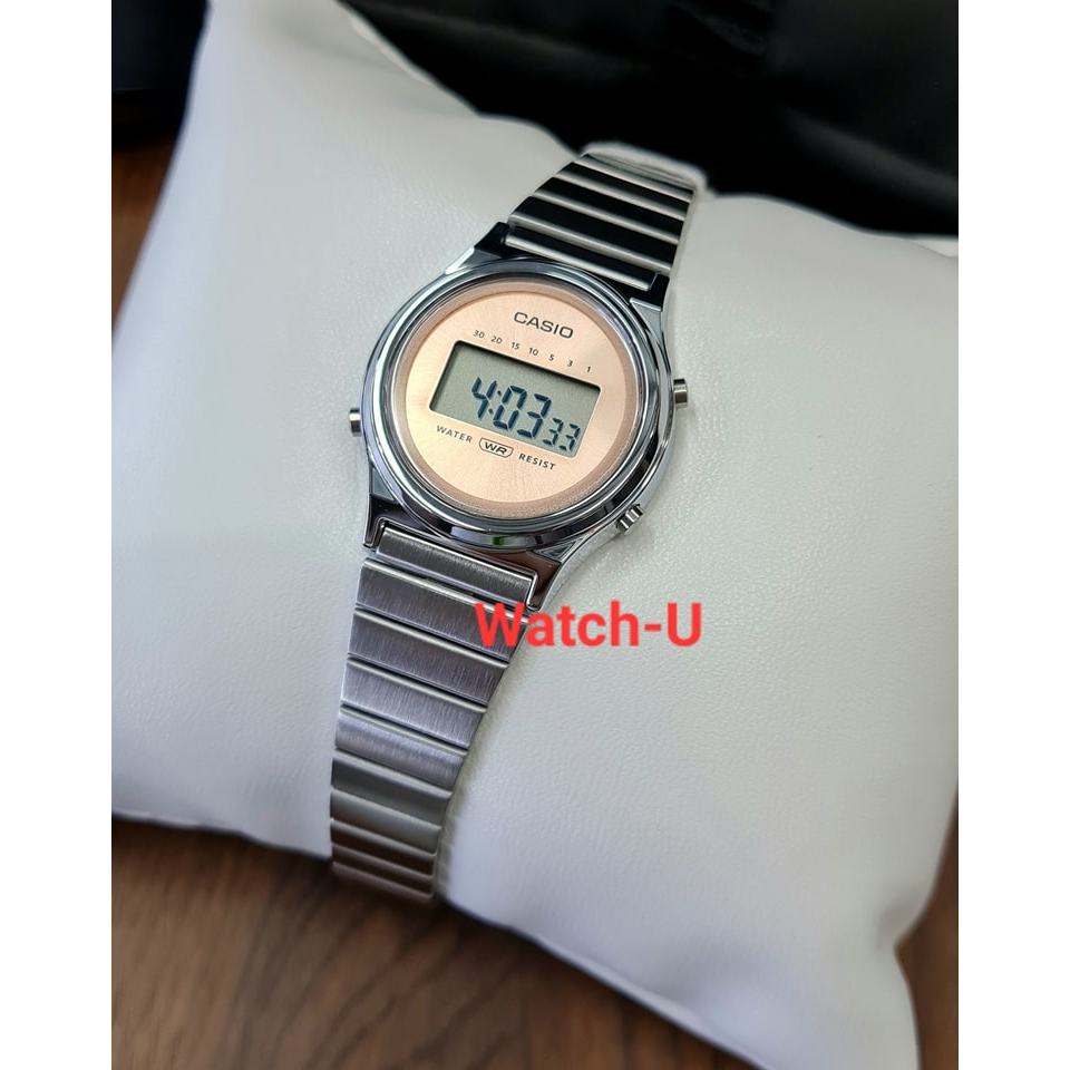 นาฬิกาผู้หญิง CASIO DIGITAL LA700 รุ่น LA700WE-4A | Shopee Thailand