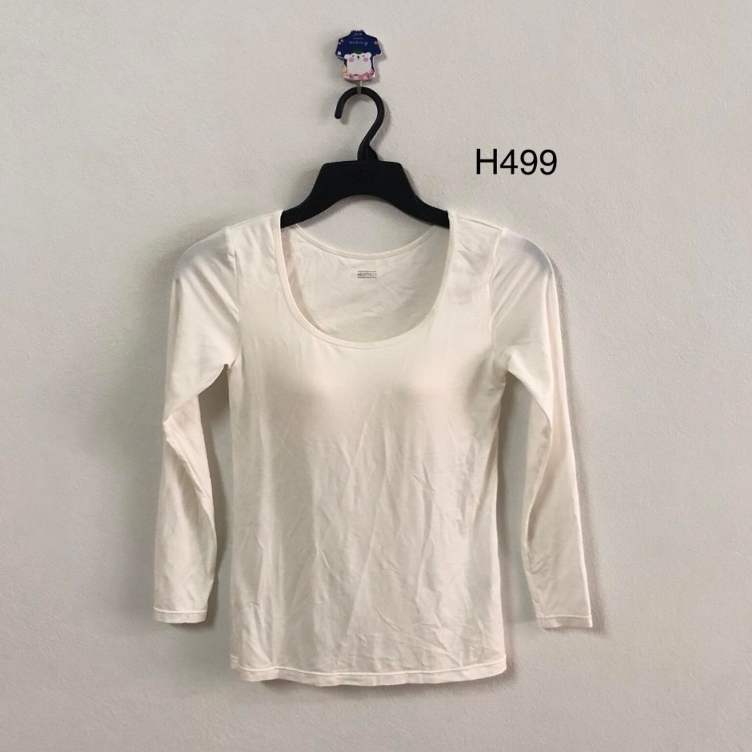 Heattech (H499) แบรนด์ uniqlo ยูนิโคล่ มีบราในตัว | Shopee Thailand