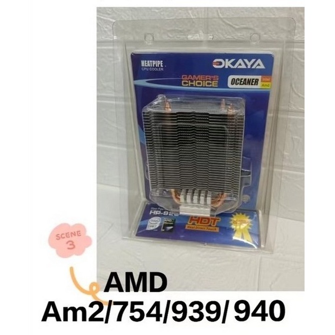 ส่งจากไทย Heatsink HP928 HP-928 สำหรับ Intel 775 1155 1366 AMD AM2 754 939 940 ชุดพัดลม ฮีทซิงค์ ...