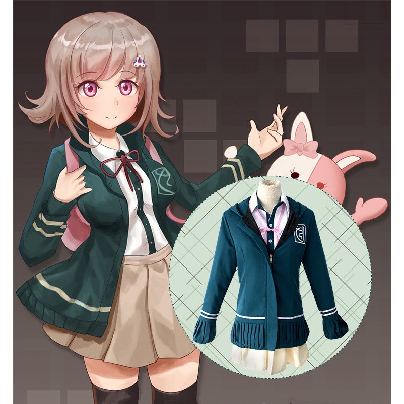 Danganronpa super danganronpa 2 คอสเพลย์ Chiaki Nanami เครื่องแต่งกาย ...