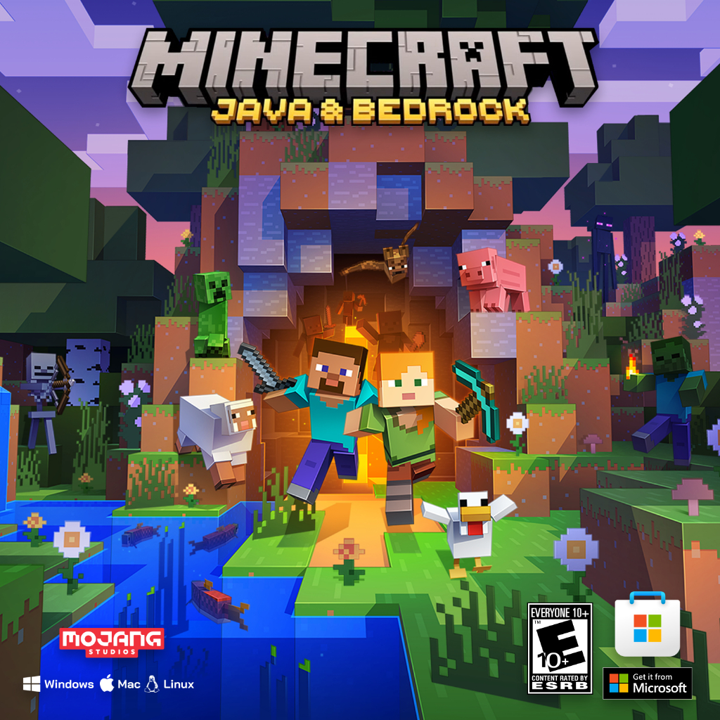 เกม PC Minecraft: Java & Bedrock Edition ของแท้ 100% | Shopee Thailand