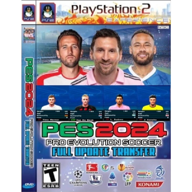 PES 2024 Efootball 2024 PS2 Playstation 2 ปิดตราดหน้าหนาว ภาษาอังกฤษ ...