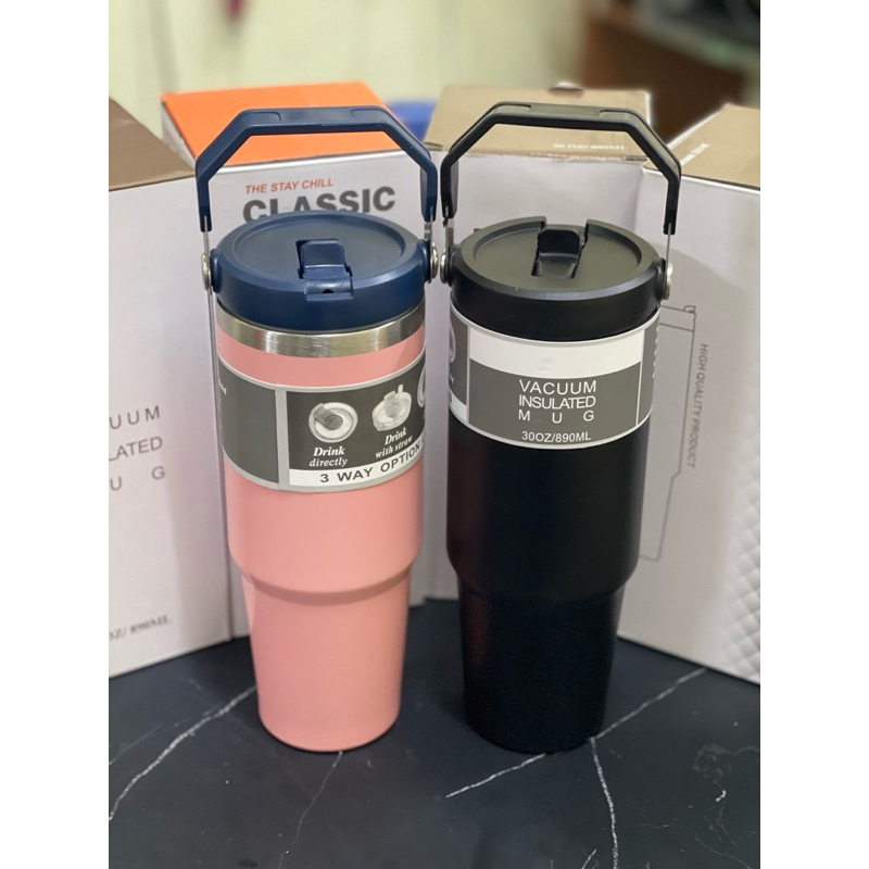 แก้วแก้วเยติ แก้วเก็บความเย็น แก้วเก็บอุณหภูมิ ขวดน้ำสูญญากาศ 30oz เก็บความเย็นได้นาน 890 ml ...