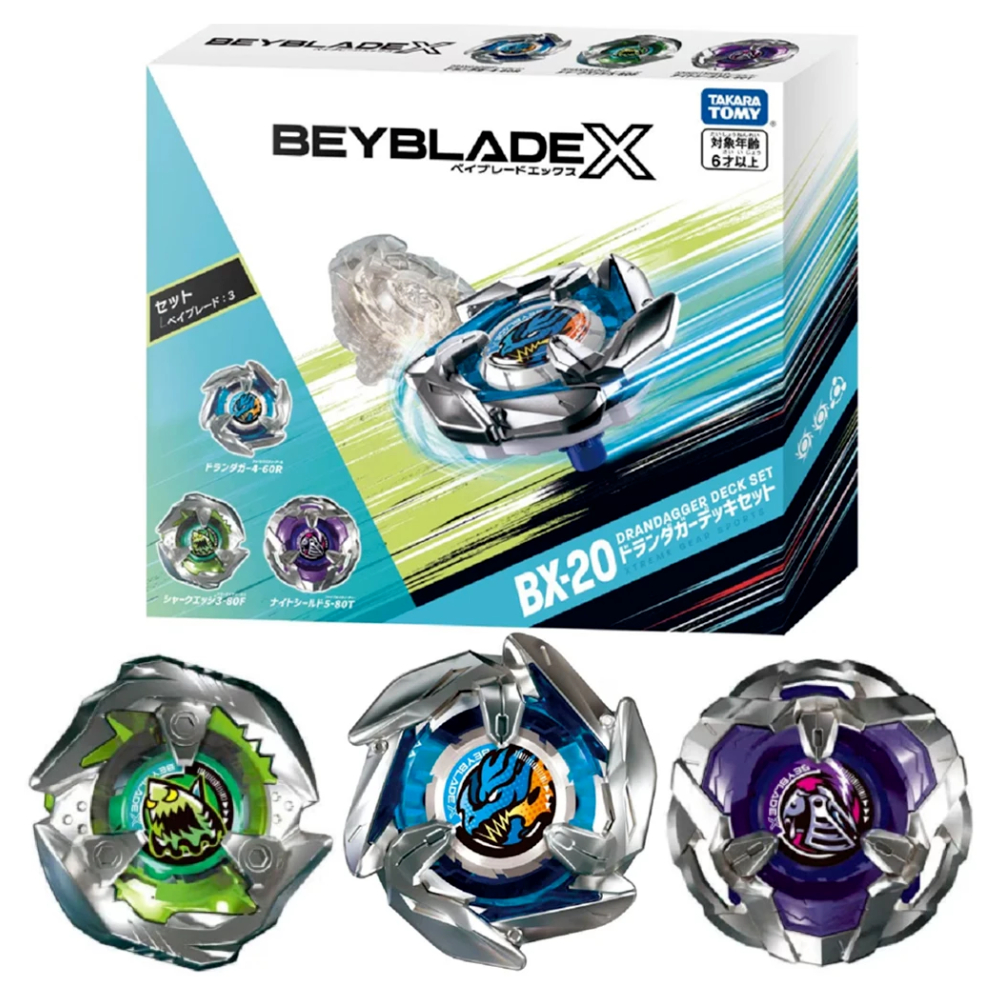 (ไลฟ์สด ราคาพิเศษ) Beyblade X BX-20 Dran Dagger Deck Set เบเบลด ...