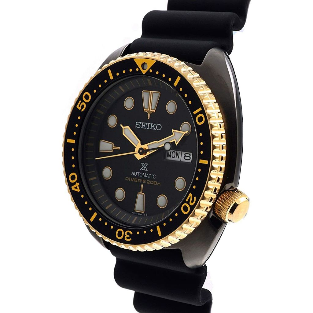 นาฬิกา SEIKO Turtle Black Gold Asia Special Edition | Shopee Thailand