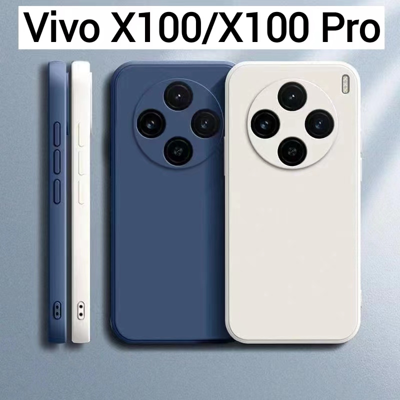 Vivo X100 5G(พร้อมส่งในไทย)เคสTPUนิ่มสีพาสเทลแบบคลุมกล้องVivo X100ตรง ...