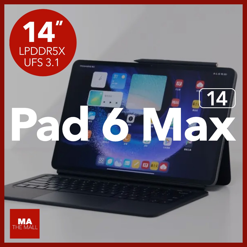 Mi Pad 6 Max 14 Tablet Pad เท็บเล็ด แพด Flagship Snapdragon 8+ Gen 1 | Shopee Thailand