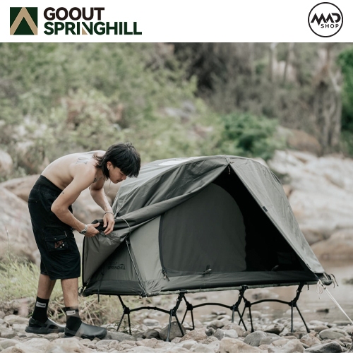 🔥พร้อมส่ง🔥Folding Tent เต็นท์นอนคนเดียว เต็นท์สนาม Go Out Springhill ...