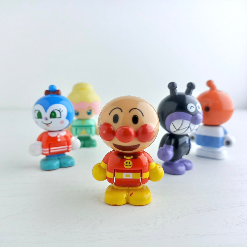 ยกเซ็ต 5 ตัว ของเล่นของสะสม อันปังแมนและเพื่อนๆ Anpanman Character มือ ...