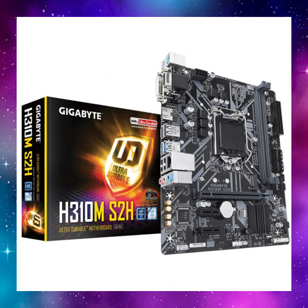 MAINBOARD (เมนบอร์ด) 1151 GIGABYTE H310M S2H GEN8-9 ใช้งานปกติ | Shopee Thailand