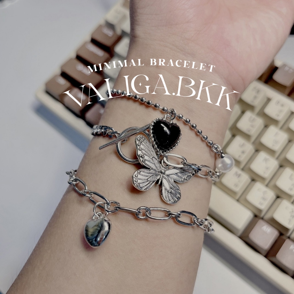 VALIGA BKK สร้อยข้อมือ สายโซ่ สไตล์มินิมอล | Shopee Thailand