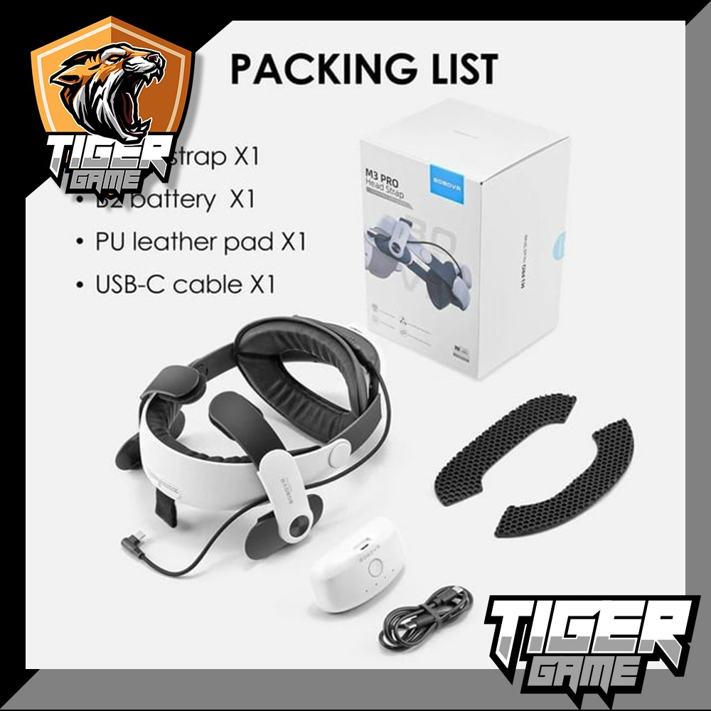 BOBOVR M3 Pro Head Strap for Meta Quest 3 (อุปกรณ์เสริม Oculus)(อุปกรณ์ ...
