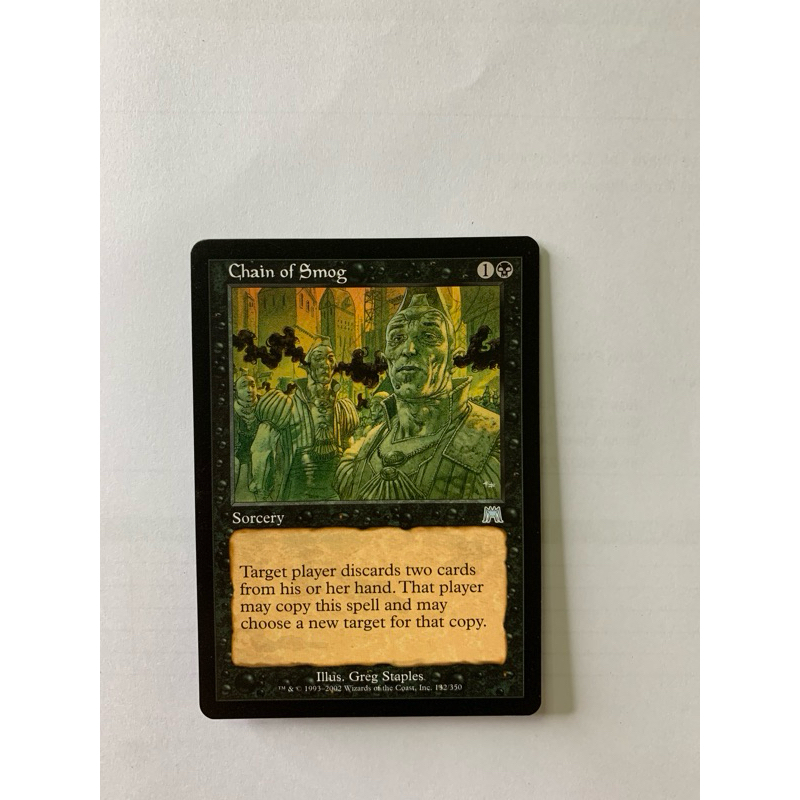Chain of Smog , Commander EDH MTG SINGLE CARD | Shopee Thailand