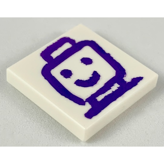 Lego part (ชิ้นส่วนเลโก้) No.3068b Tile 2 x 2 with Groove (Screen ...