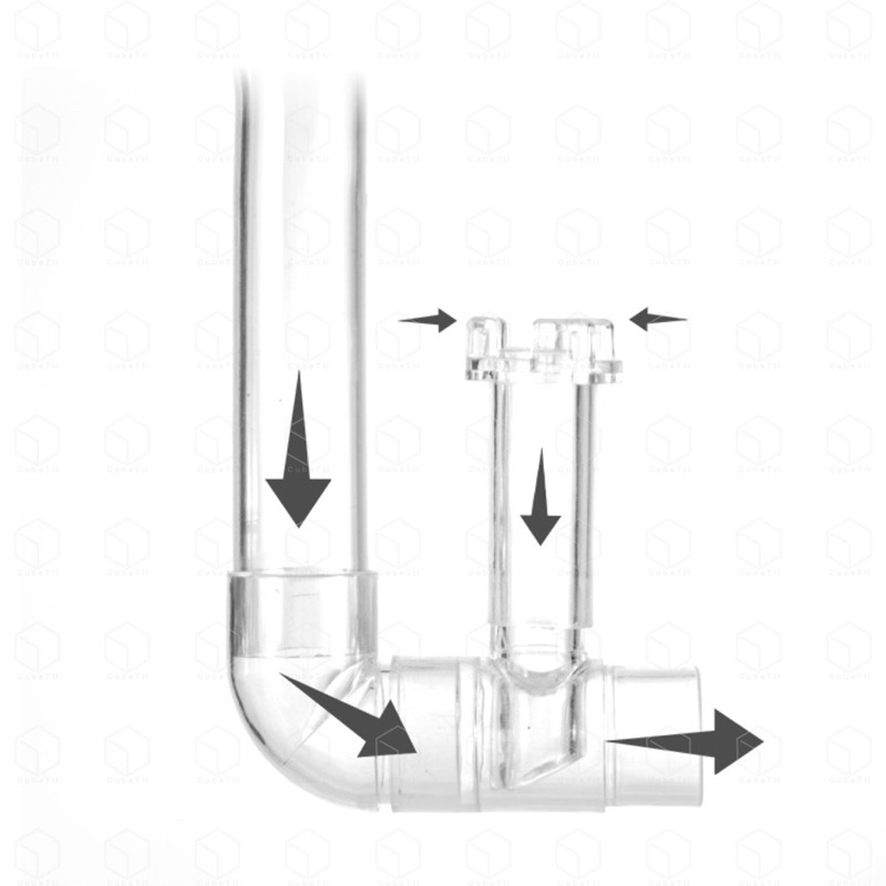 Aquapro inflow outflow with skimmer หัวเอ้าโฟลแบบมีสกิมเมอร์ สำหรับสวม ...
