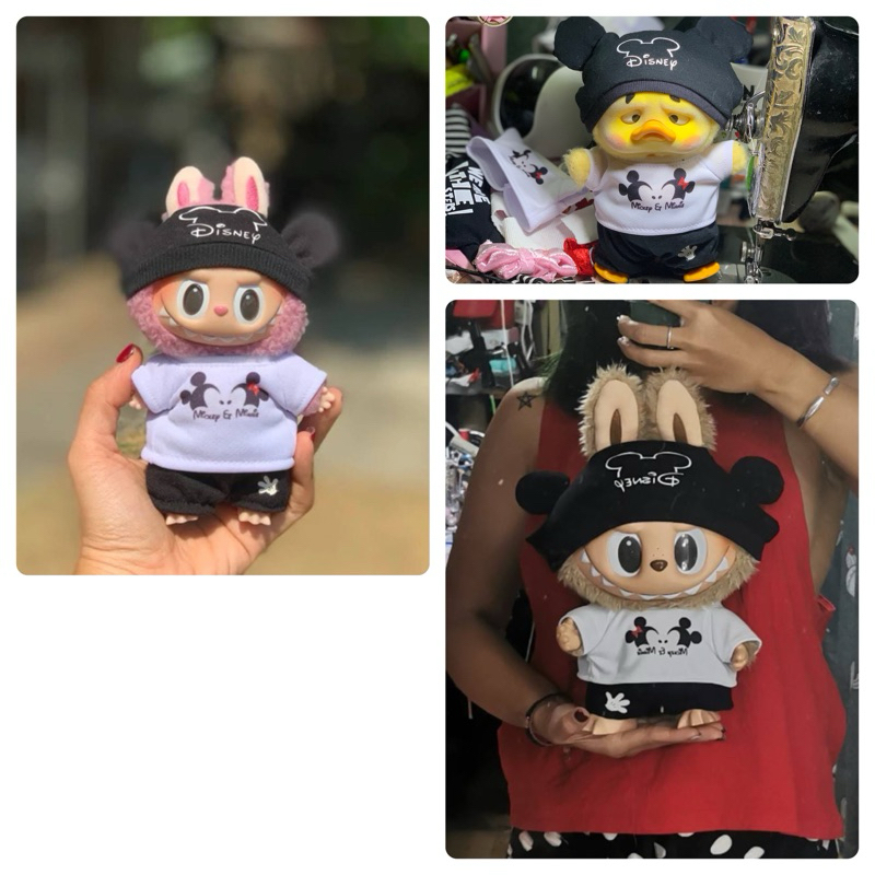R002(พร้อมส่ง)ชุดตุ๊กตา labubu / upset duck/Labubu38cm | Shopee Thailand