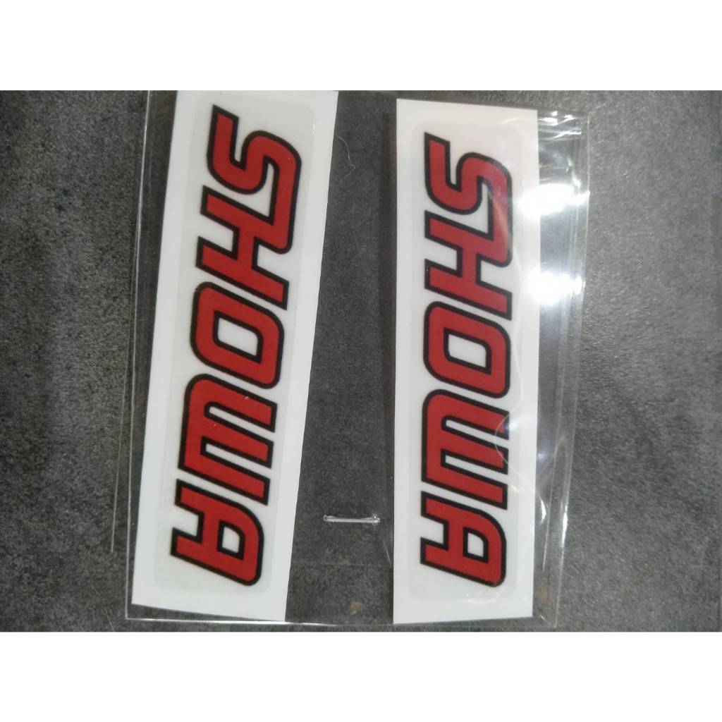 สติกเกอร์โช๊คShowa Ohlins สสิกเกอร์ล้อ Akront morad โคตรคมๆ (ขายเป็นคู่ ...