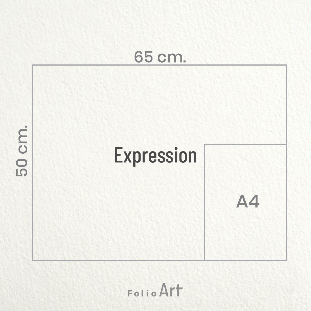 FOLIO ART :Hahnemühle รุ่น Expression เซต 3 แผ่น กระดาษระบายสีน้ำ 300 ...