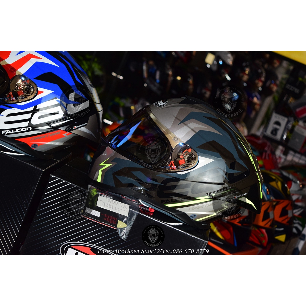 หมวกกันน็อค REAL FALCON ROBOTECH | Shopee Thailand