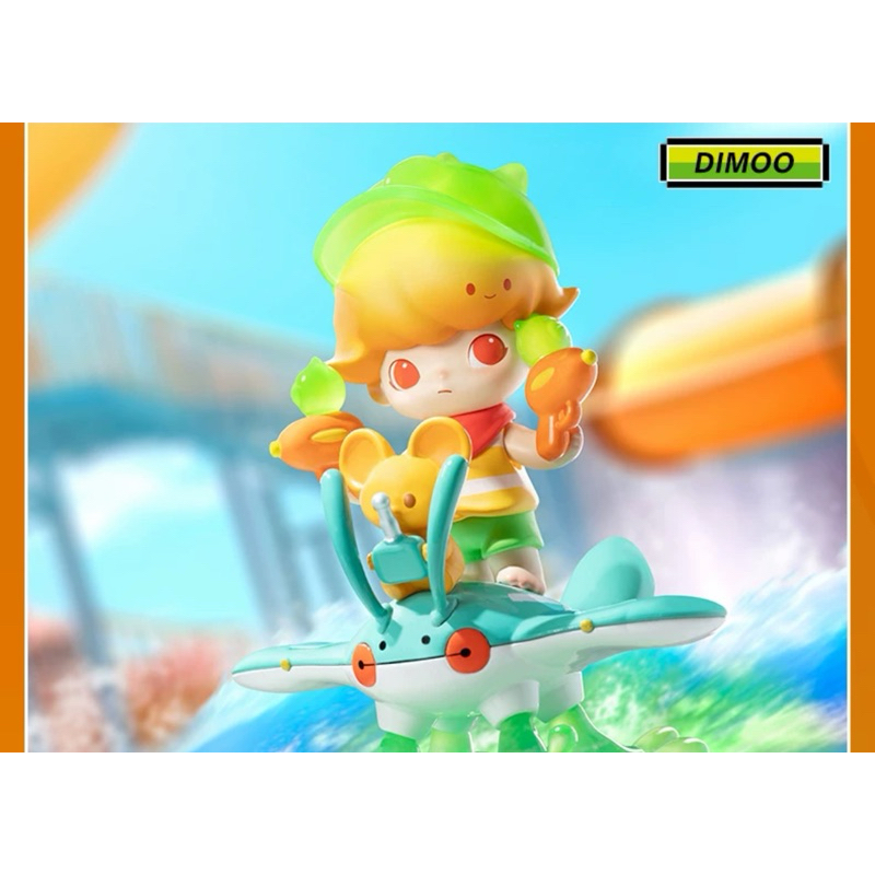 โมเดล popmart water party dimoo skull panda cry baby | Shopee Thailand