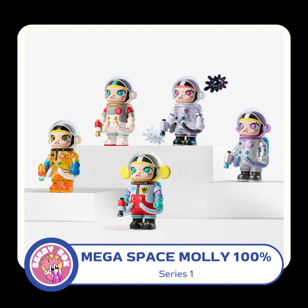 MEGA SPACE MOLLY 100% BLIND BOX (พร้อมขาย แยกตัว) ของแท้ 100% ลุ้น ...