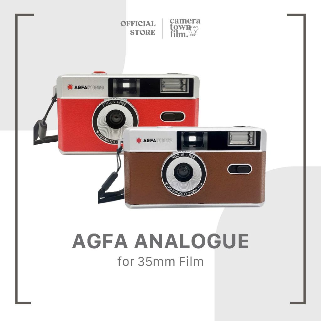 กล้องฟิล์ม AGFA ANALOGUE 35MM. FILM CAMERA | Shopee Thailand