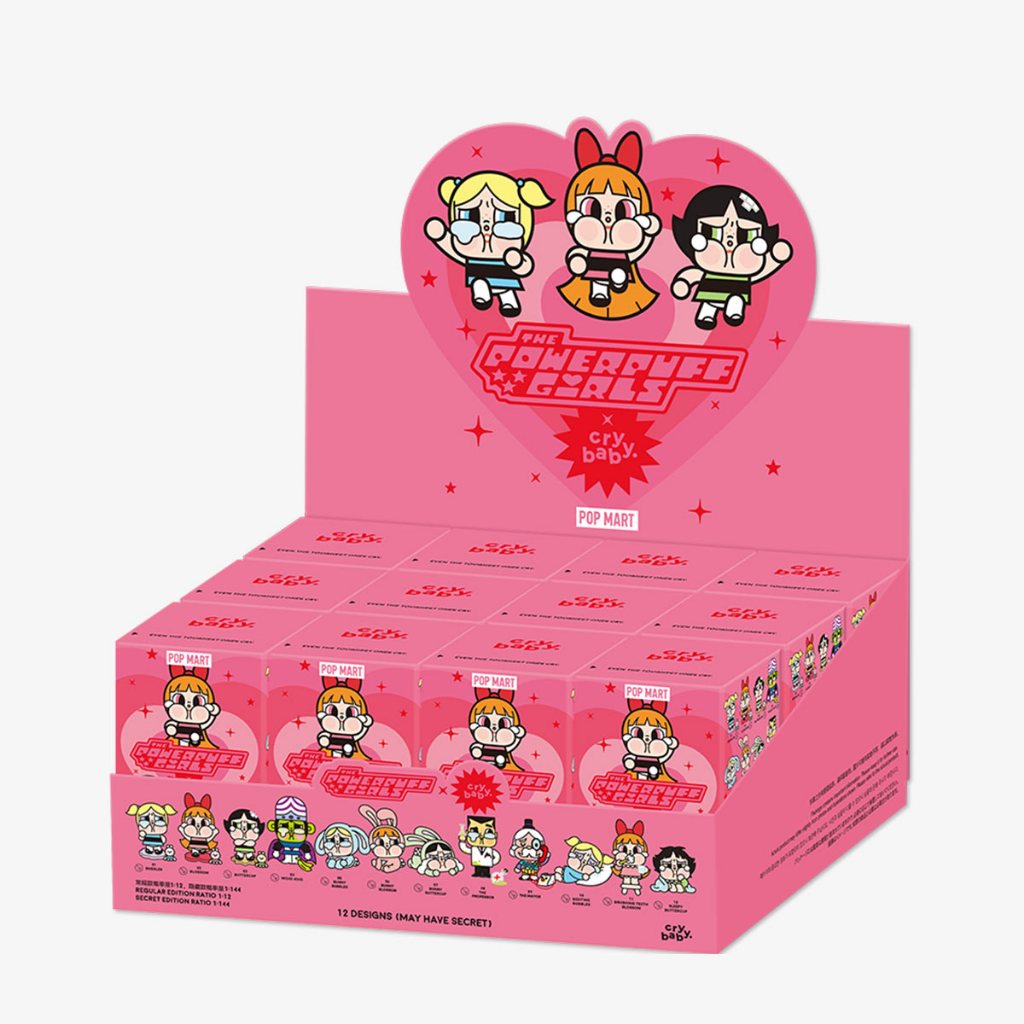 [ยก box] กล่องสุ่ม POP MART Crybaby X Powerpuff girls girl blind box set ของแท้ ไม่แกะซีล ลุ้น ...