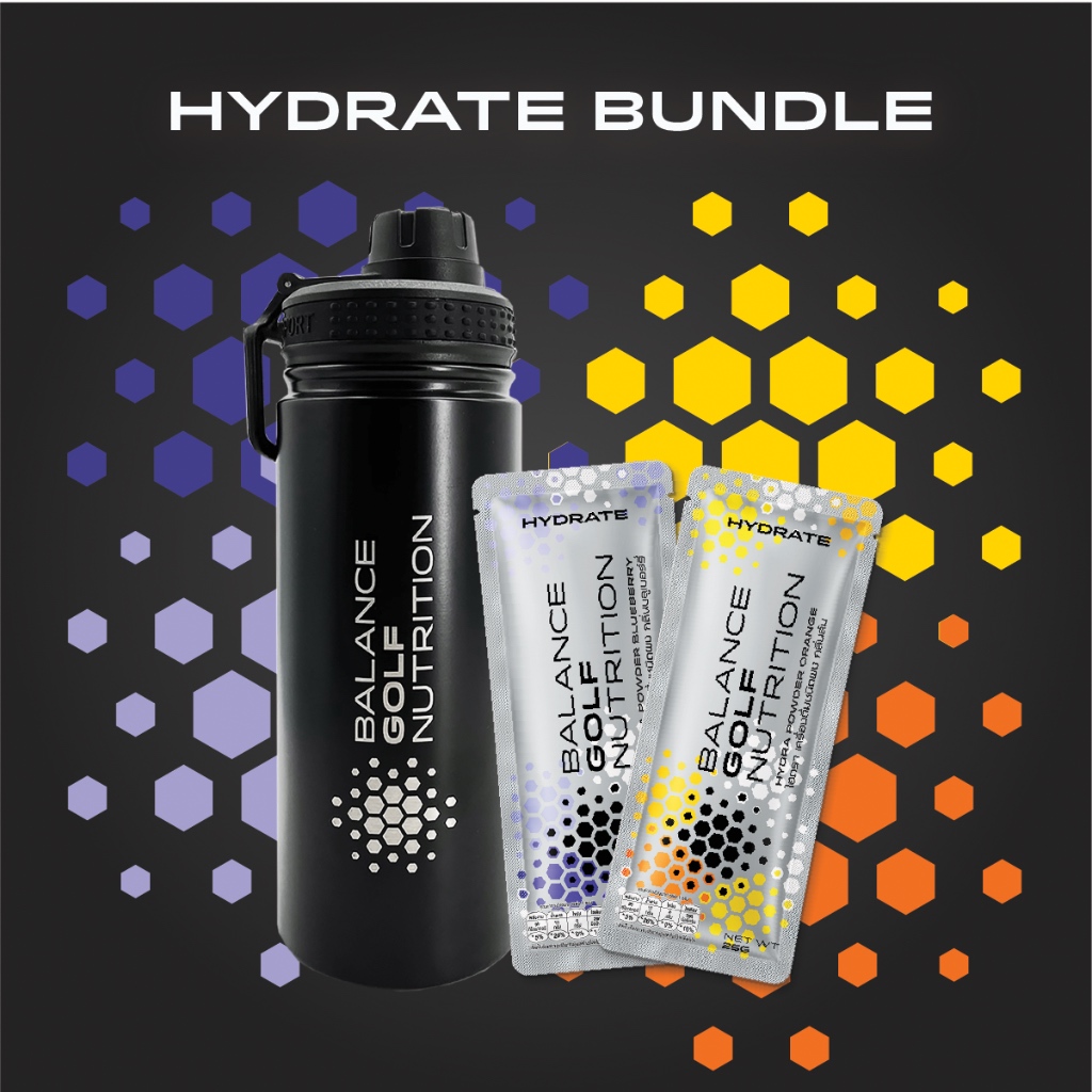 Hydrate Bundle (6 Sachets of HYDRATE Electrolytes Powder + Hydra Flask ...