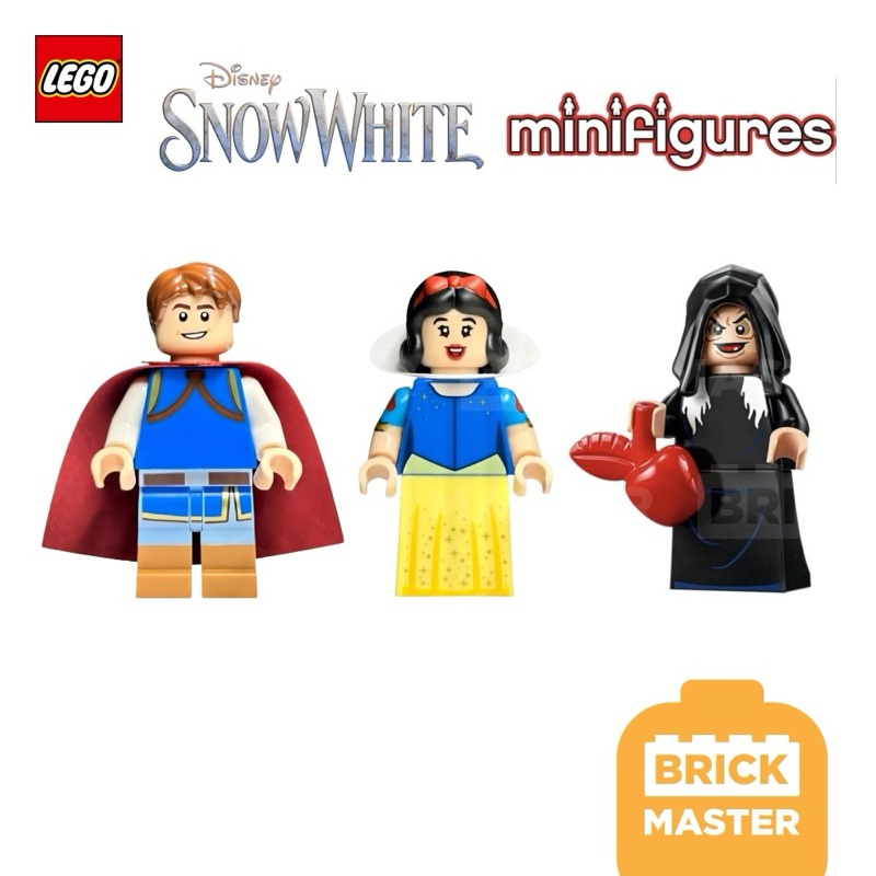 LEGO minifigures Exclusive : Disney Snow White Bundle (ได้ 3 ตัวตามรูป ...
