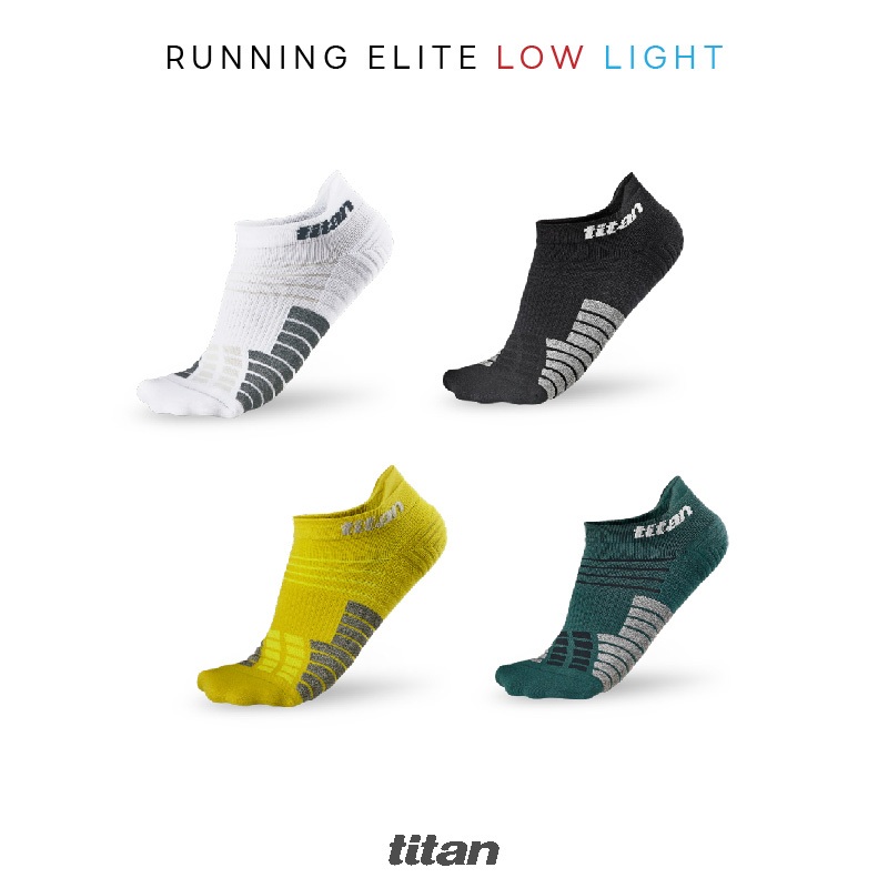 TITAN LIGHT RUNNING SOCKS Elite Low Cut ถุงเท้าวิ่งไททัน | Shopee Thailand