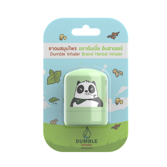 ยาดมตราดัมเบิ้ล ยาดมสมุนไพร ยาดม 2 รู Dumble Herbal Inhaler ลาย Thunder ...
