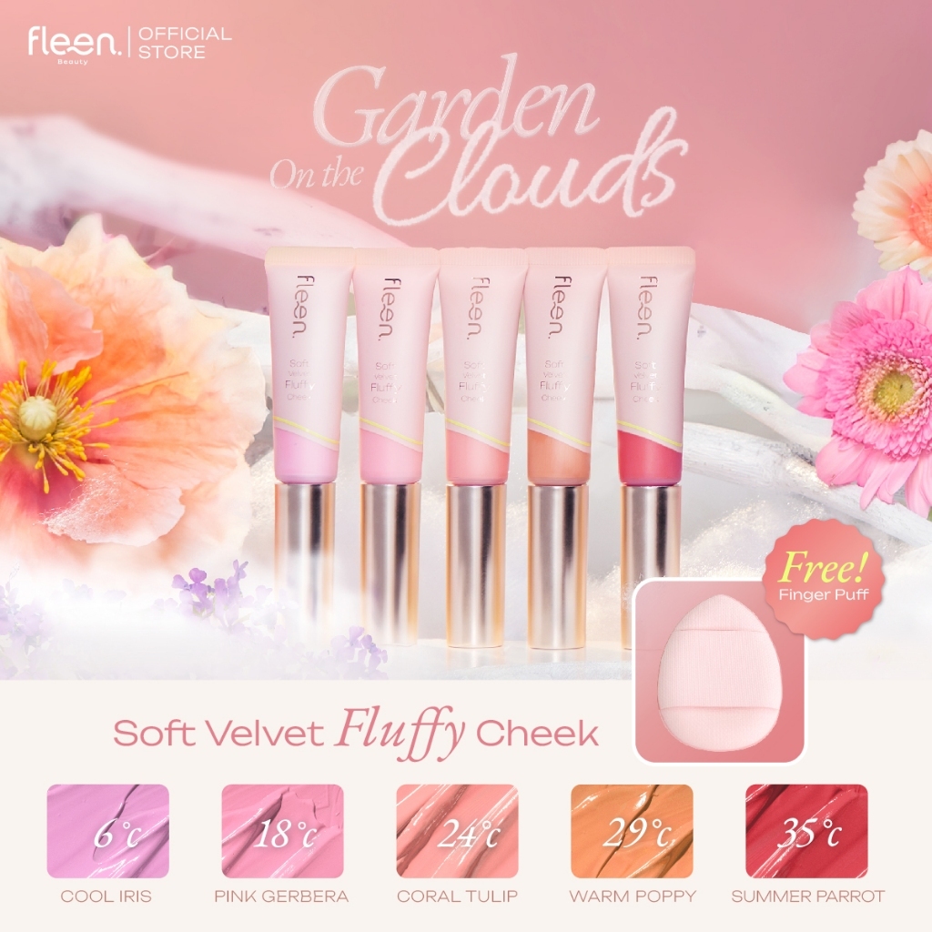 Fleen Beauty Soft Velvet Fluffy Cheek ฟลีน บิวตี้ บลัชออน #บลัชออนฟุ้ง เนื้อละมุน สีสวยเป็น ...