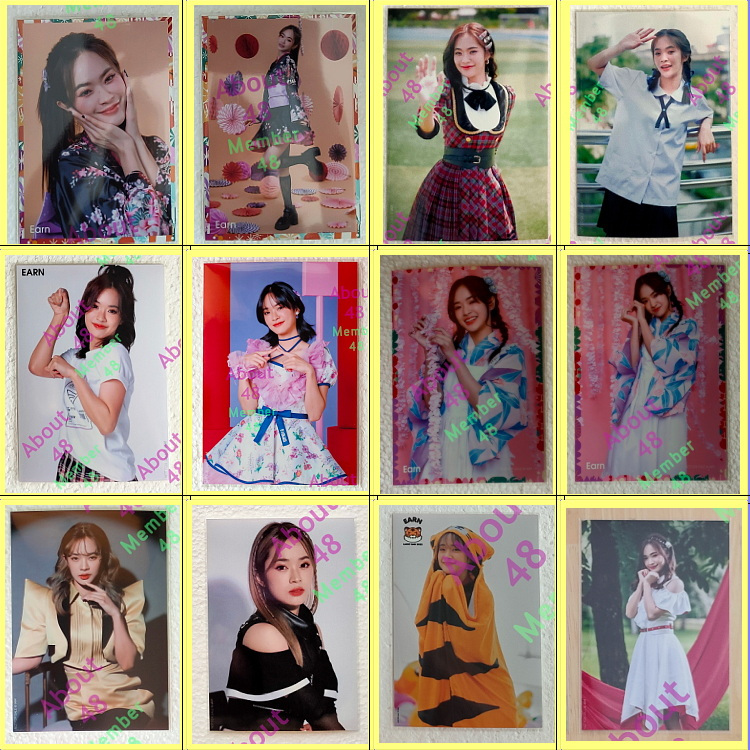 [ เอิร์น BNK48 ] (2) รูปปก รูปสุ่ม Matsuri Kibouteki Refrain สัญญานะ First Rabbit Earn Bnk รุ่น3 ...