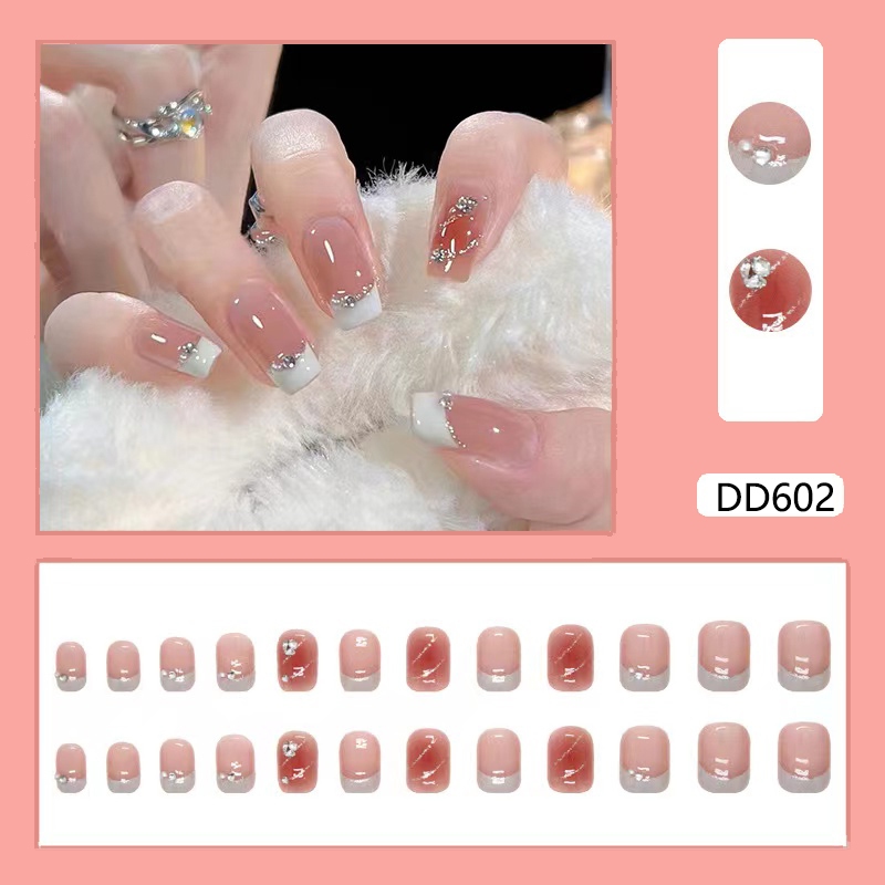 [R418]เล็บปลอมสำเร็จรูป เล็บปลอมยาว กันน้ำ ทำเล็บแฟชั่น หลากหลายสไตล์ ...