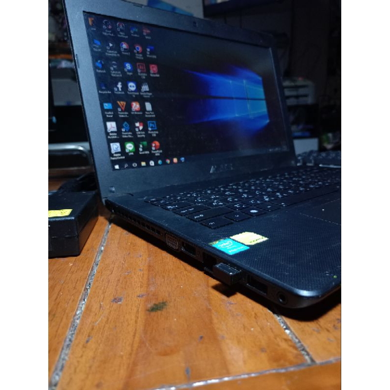 notebook ASUS x452m pentium gen 7 4 core 4 thread การ์ดจอแยก มือสอง แบต ...