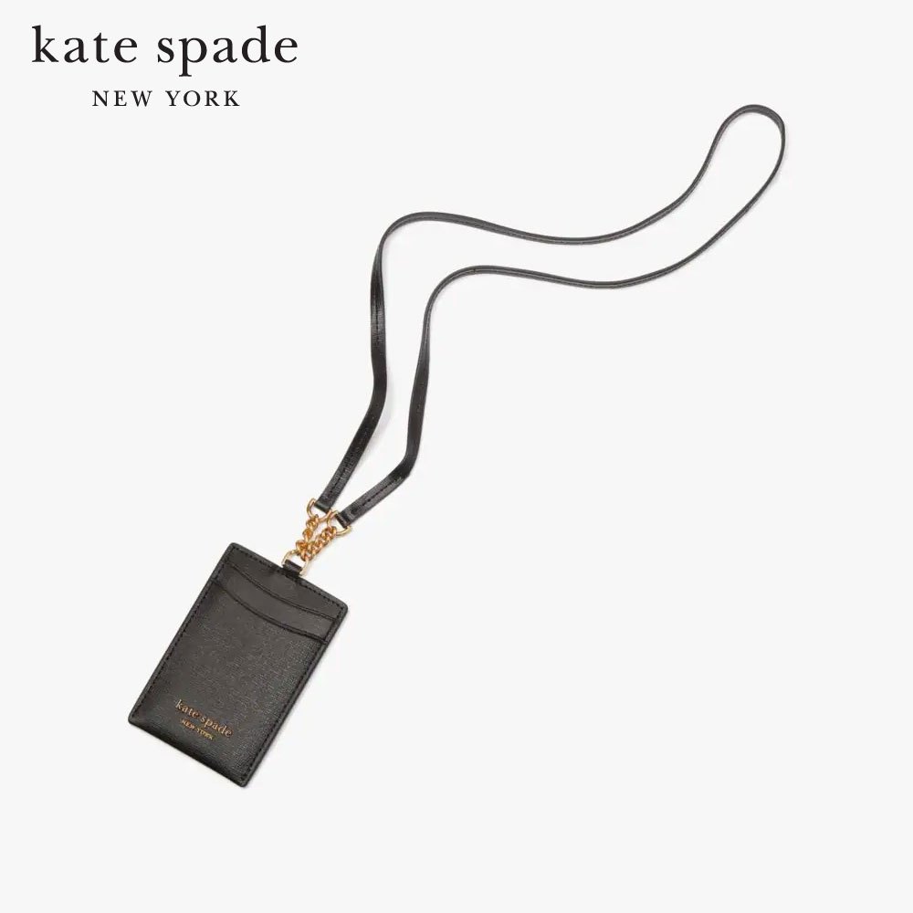 KATE SPADE NEW YORK MORGAN NEW LANYARD KE400 กระเป๋าใส่บัตร | Shopee ...