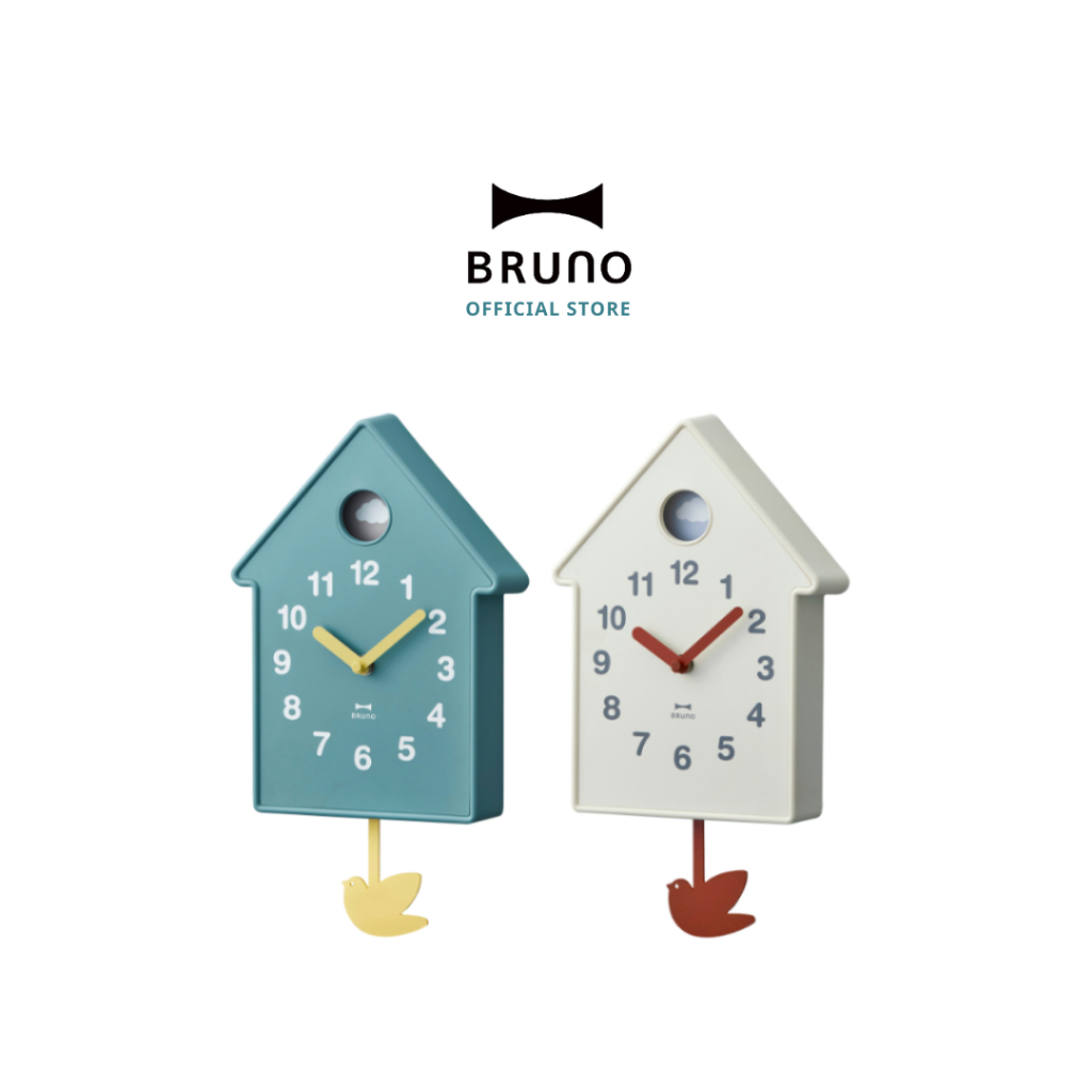 BRUNO Bird Mobile Clock - BCW034 นาฬิกาแขวนผนังสไตล์สแกนดิเนเวีย ลูกตุ้มนก นาฬิกาอะนาล็อก ...