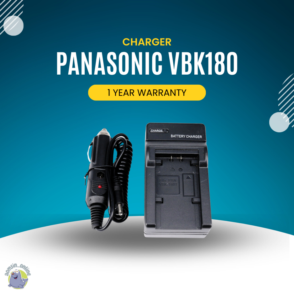CHARGER PANASONIC VBK180 แท่นชาร์จแบตเตอรี่กล้อง Panasonic รุ่นVBK180 ...